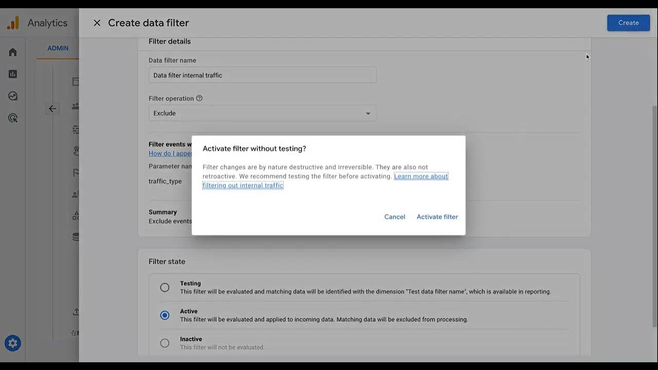 How To Exclude IP Address In Google Analytics 4 - YouTube