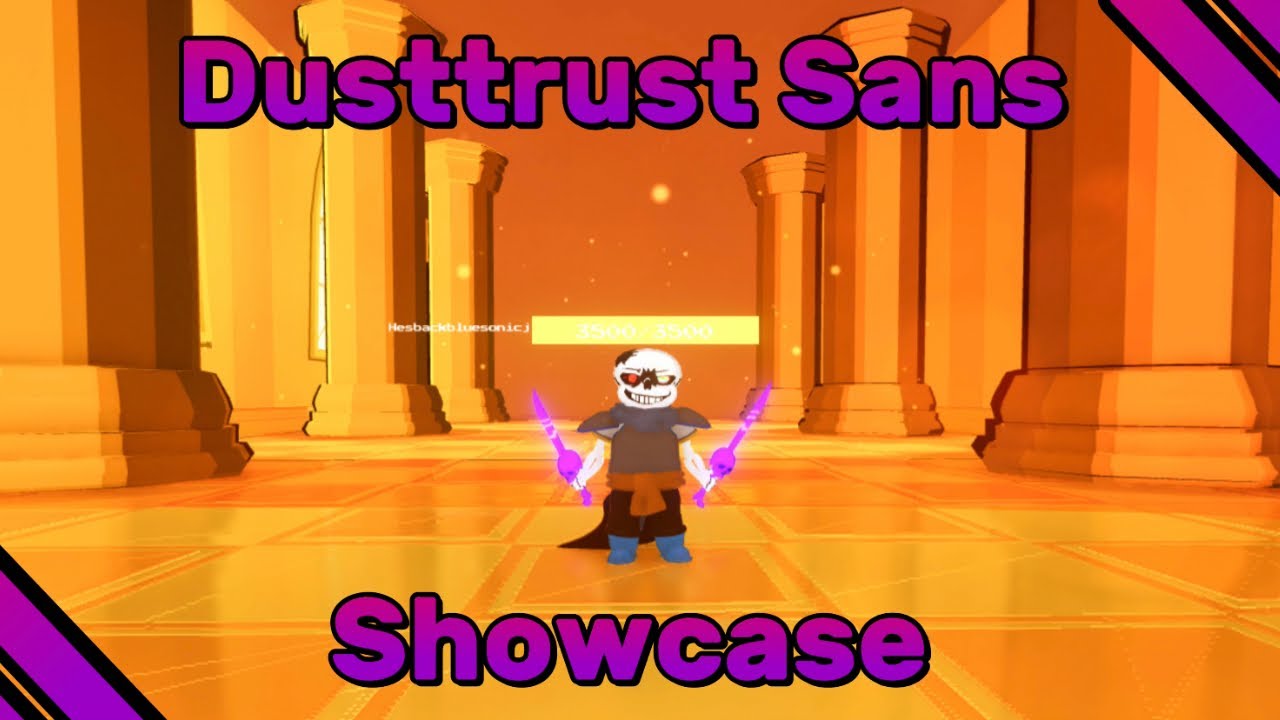 [Sans Ultimate Fighting 2] How to get Dusttrust + Showcase | Roblox ...
