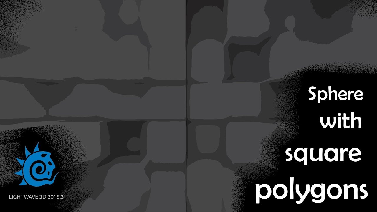 Lightwave 3D - Sphere with square polygons - YouTube