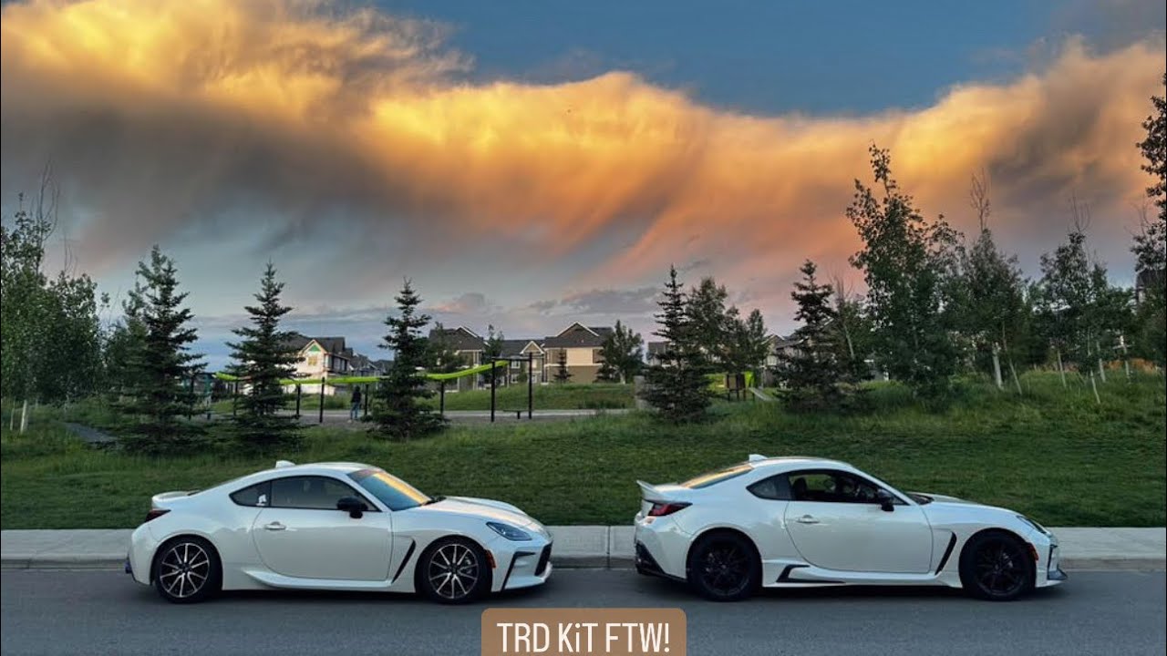 Trd kit on GR86 - YouTube