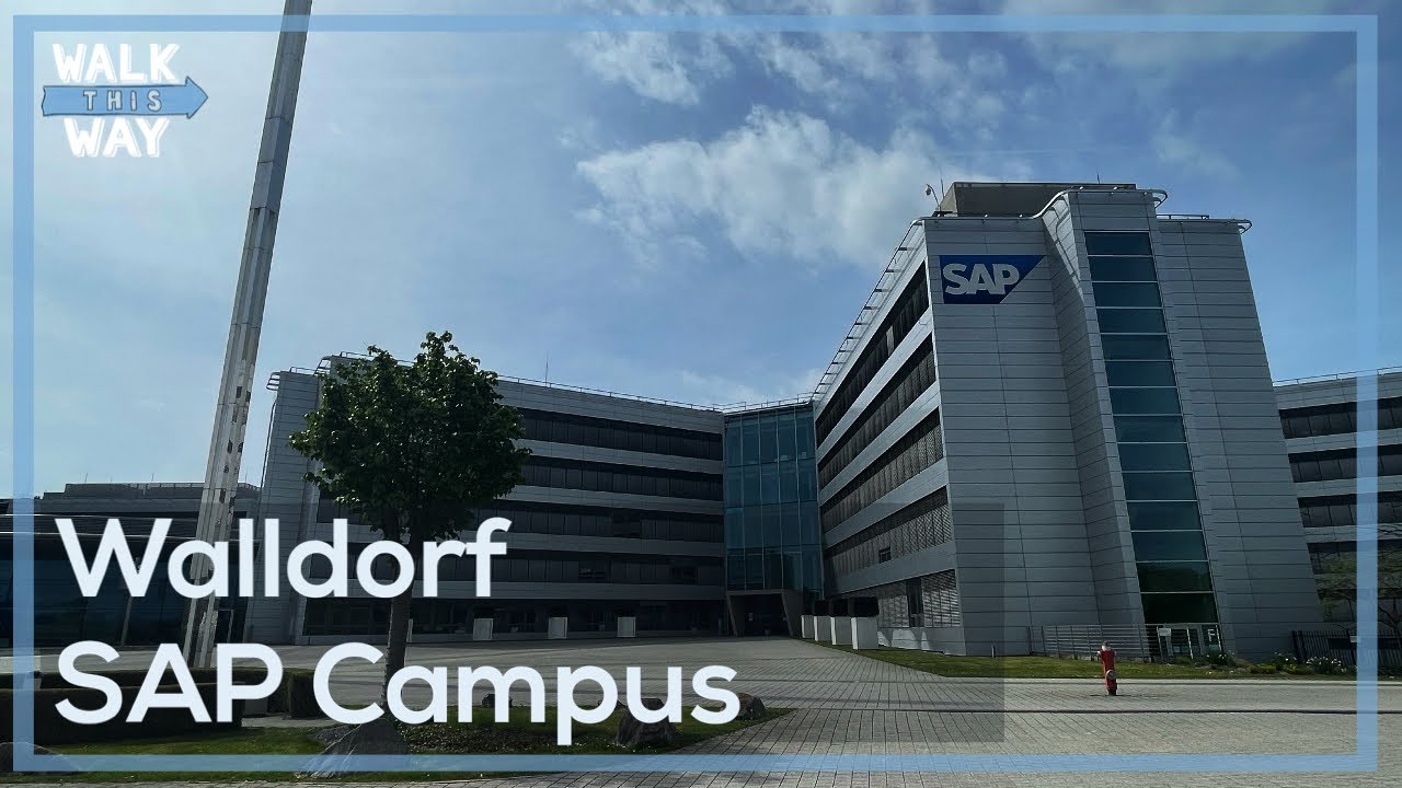 Walldorf SAP Campus - Walking Tour 4k - YouTube
