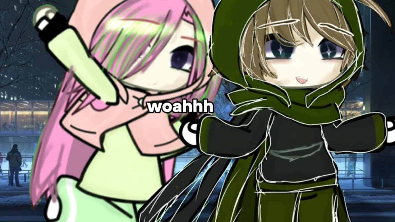 lets. play in the snow at night!! |Gacha life Skit| - YouTube