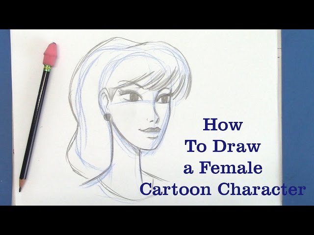 How To Draw A Cartoon Character Girl