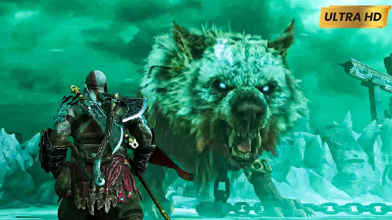 WOLF TRIES TO EAT KRATOS.. 💀 | GOD OF WAR RAGNAROK HD (Boss Fight ...
