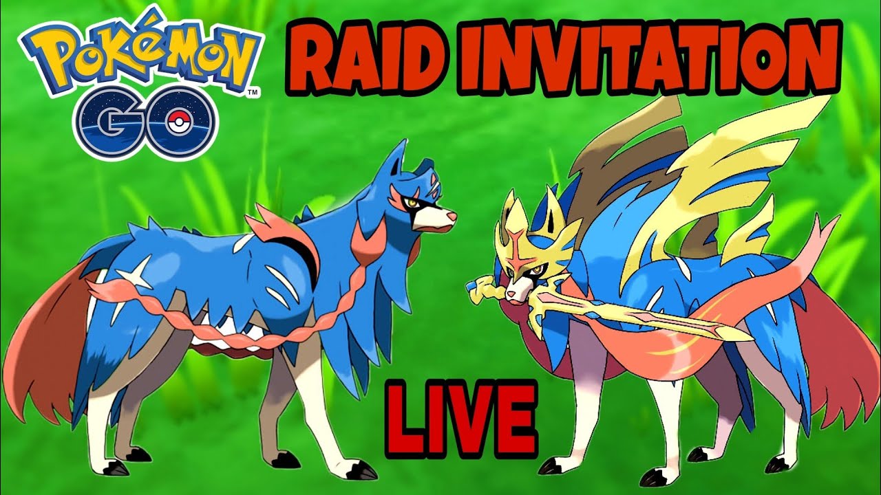Zacien Raid Invitation in Raid Hour in Pokemon Go 🌈 #live #pokemongo # ...