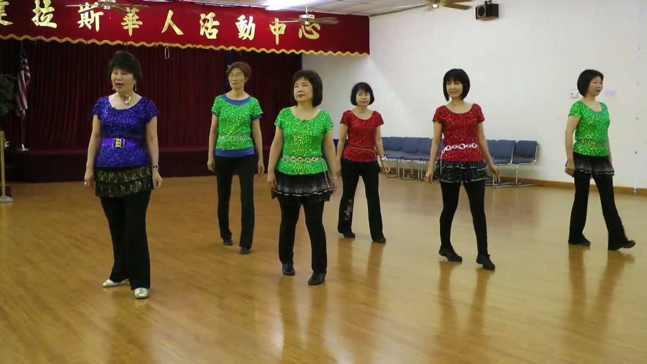 Dancefloor Disco -Line Dance (Demo & Teach) - YouTube