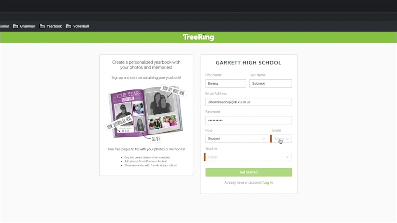 Treering Yearbook Ordering - YouTube