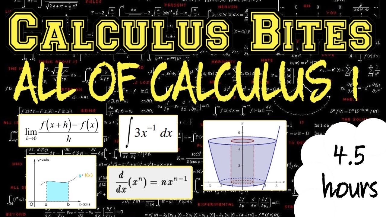 Calculus Bites - ALL OF CALCULUS 1 [Calculus AB] - YouTube