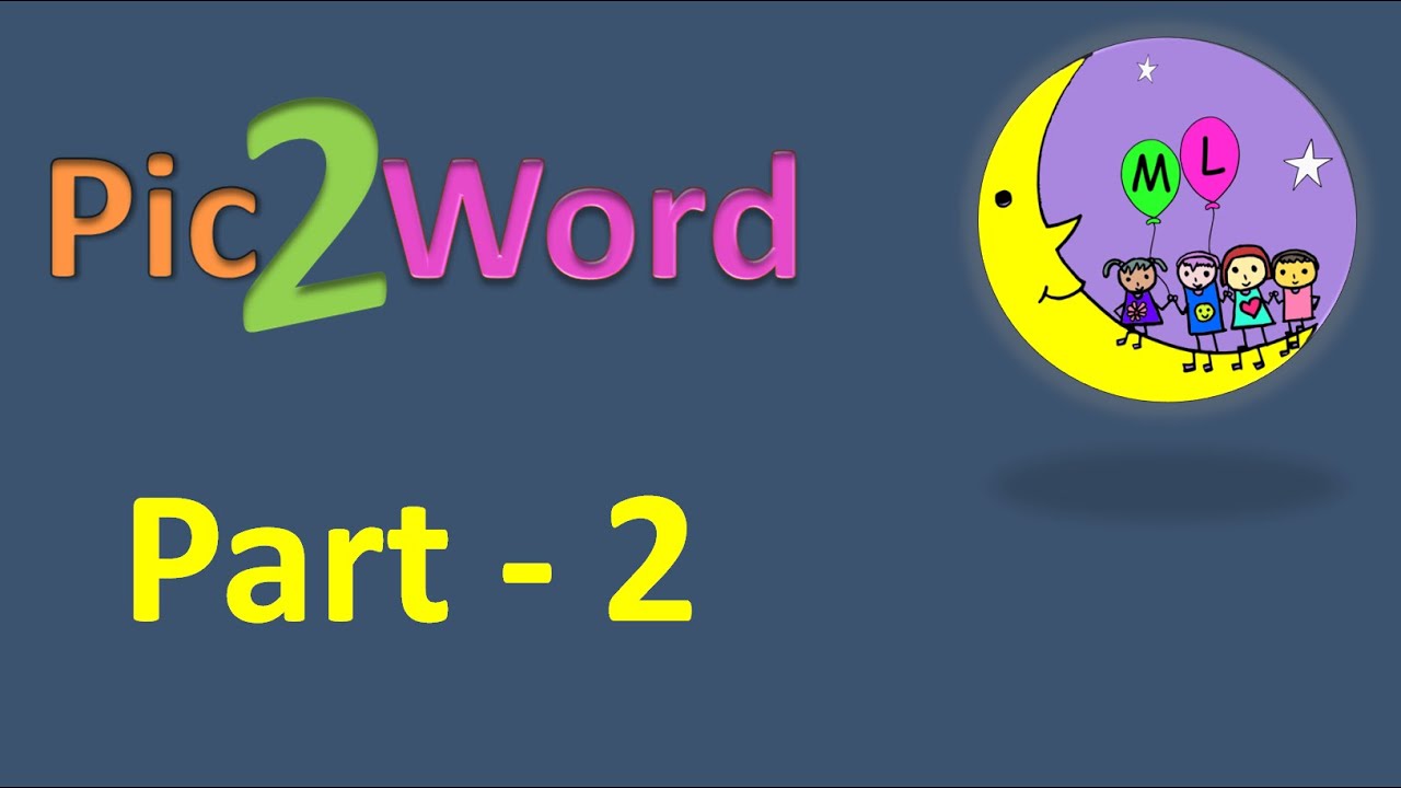 Pictures 2 Words | English | Part -2 - YouTube