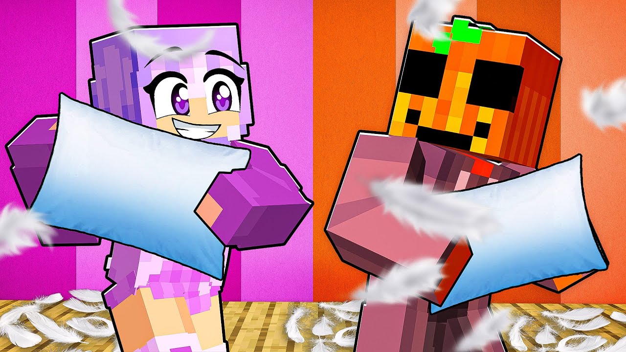 Jardred y Kara Hacen Su PIJAMADA en Minecraft! - YouTube