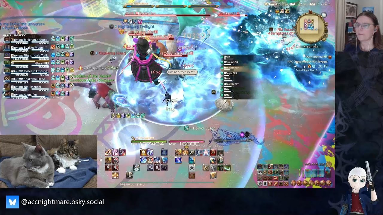 FFXIV - 7.2 Raiding - (M6S) I just want to pet Yan (Part 14) (Stream 30 ...