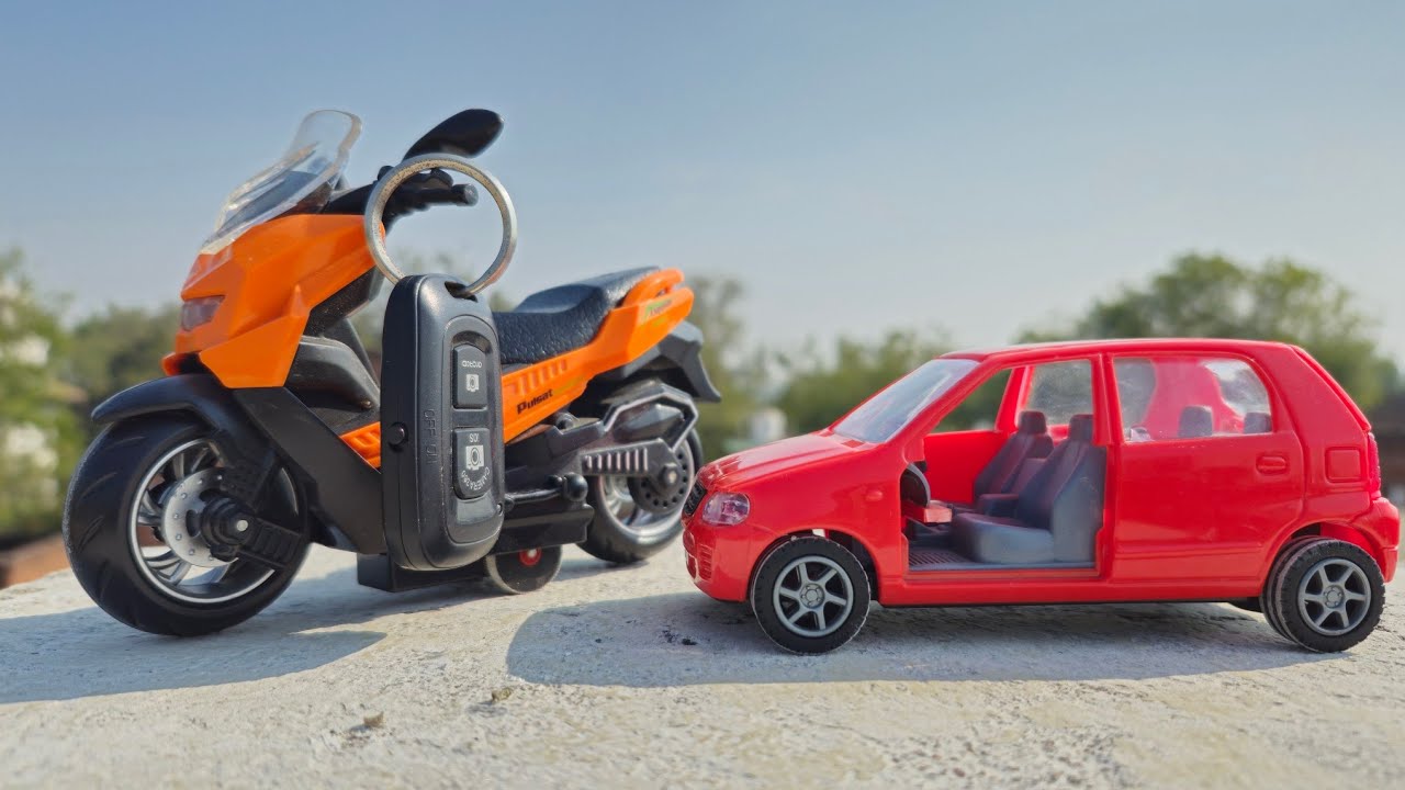 Unboxing of Scale Model MarutiSuzuki Alto, Centy scooter | Miniature 🚗 ...