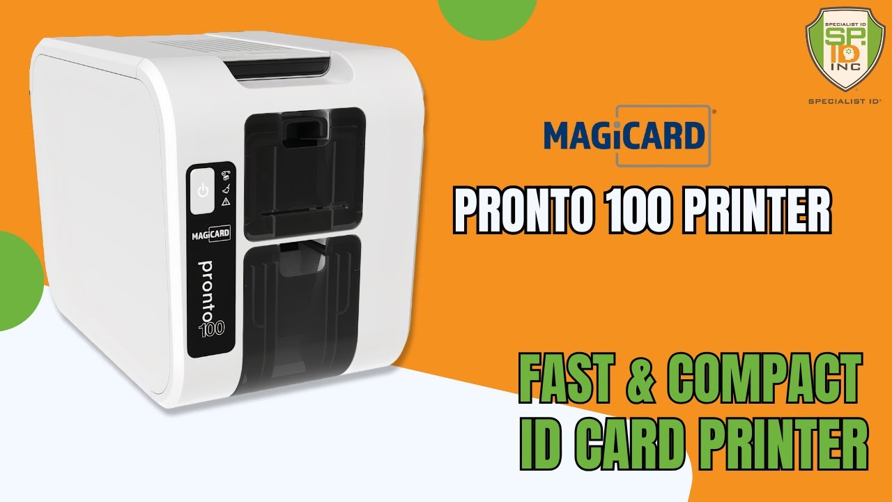 Magicard Pronto 100 ID Badge Maker - Fast & Compact PVC Card Printer ...