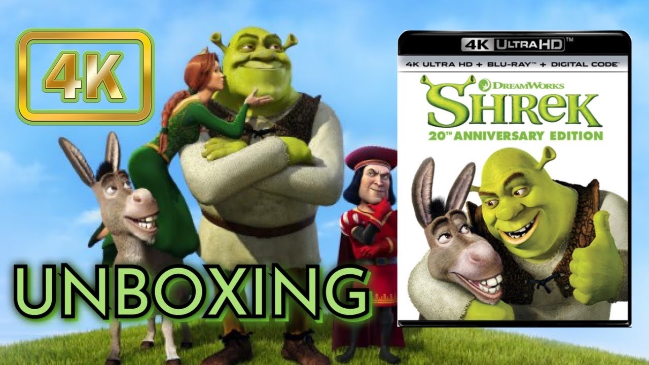 Shrek 20TH Anniversary Edition - 4K Ultra HD Unboxing/Digital Code ...