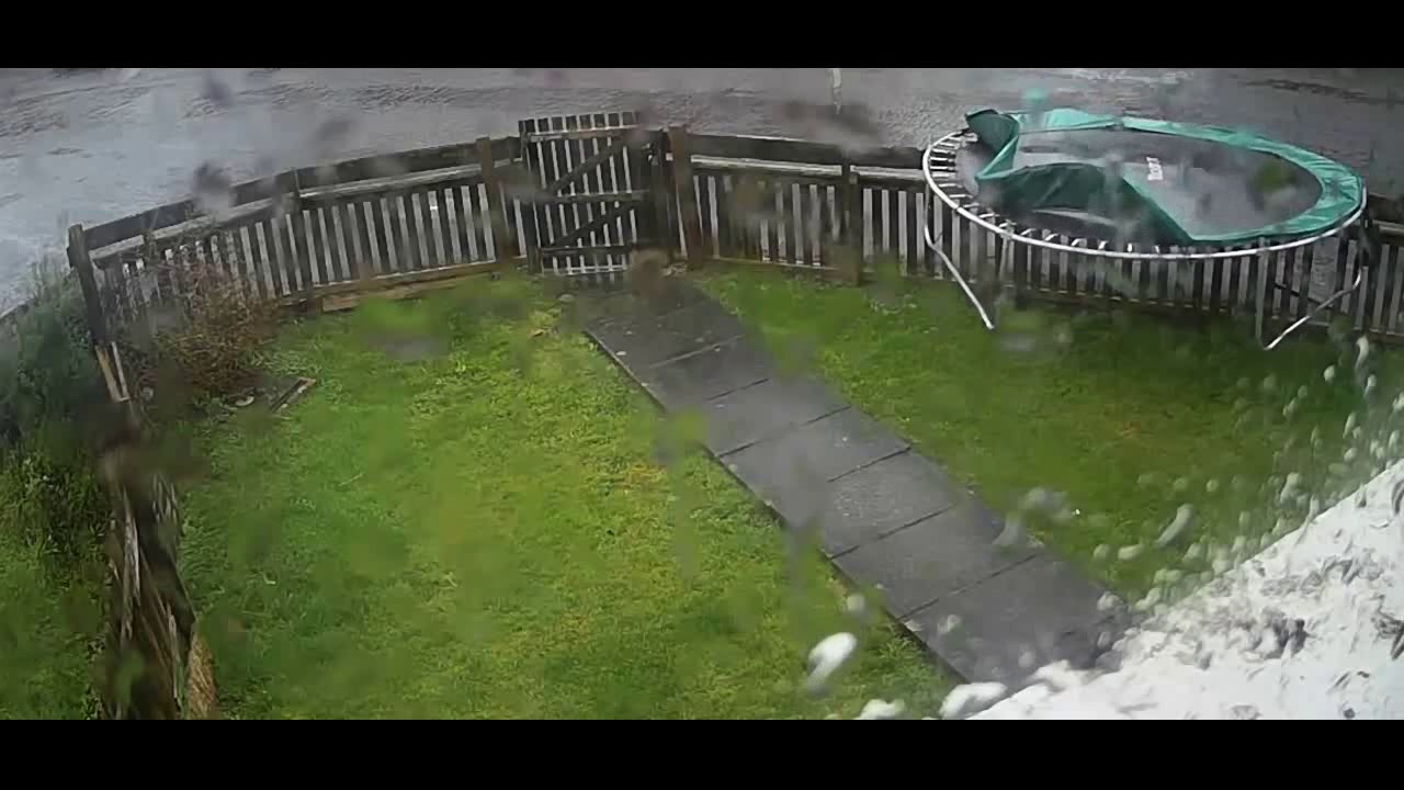 Trampoline storm Flyover twice - YouTube