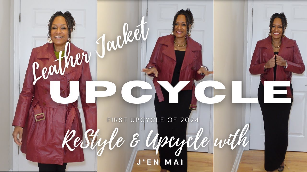I washed a leather jacket!! | Easy Upcycle | DIY | Thrift Flip ...