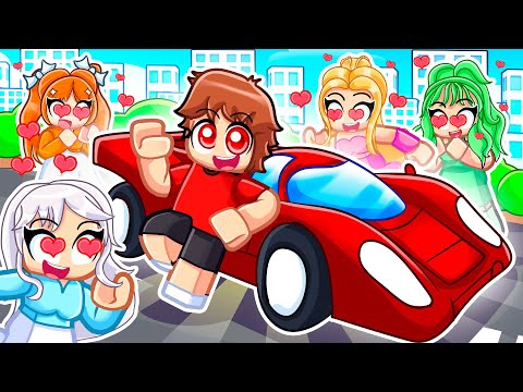 Rizzing Girls With The NEW Fastest Car In Roblox Driving Empire...