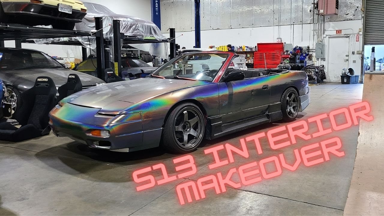 Convertible s13 interior Makeover - YouTube