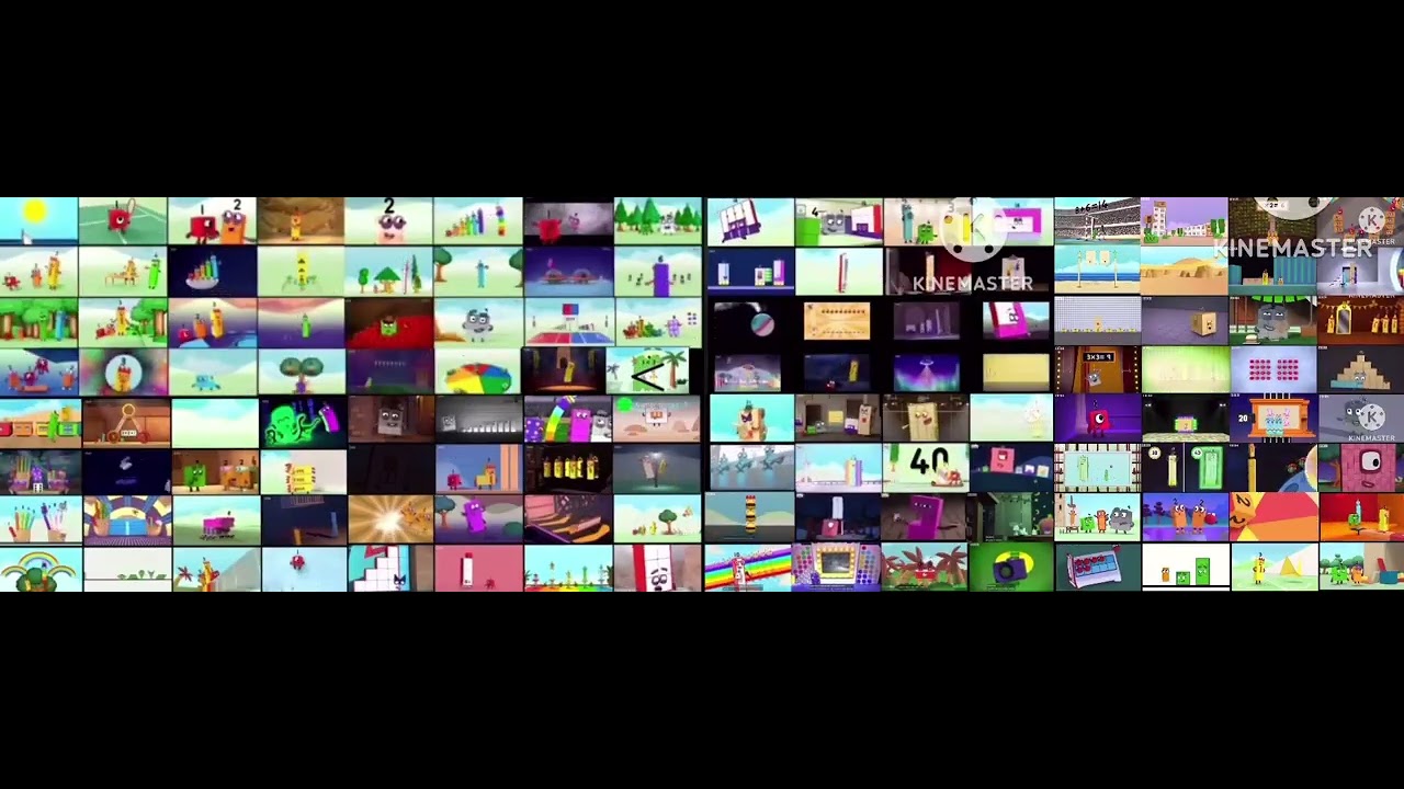 128 Numberblocks Episodes All Played At The Same Time Once - YouTube