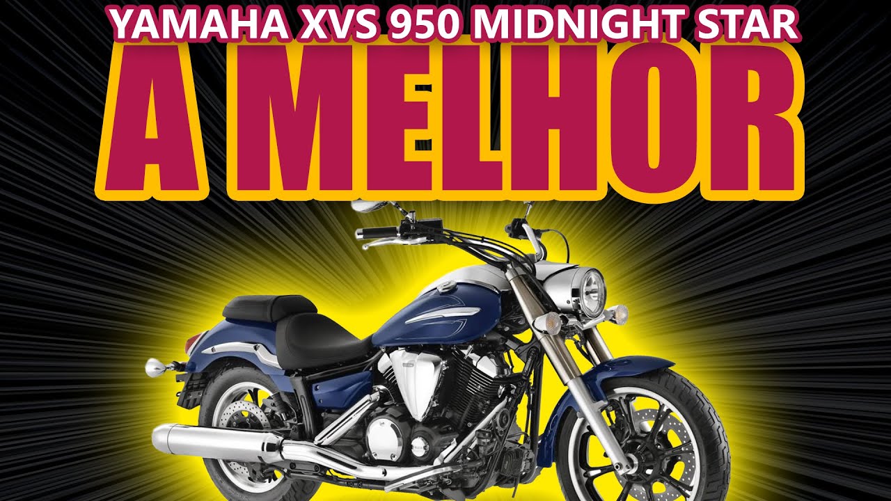 A melhor moto custom: Yamaha XVS 950 Midnight Star - YouTube