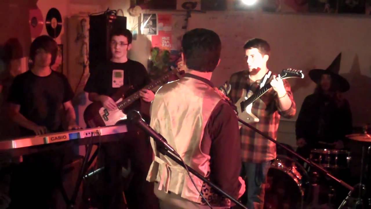 Brian Hanna Beatnik Poet Performs then The Crypt Kicker 5, Monster Mash ...