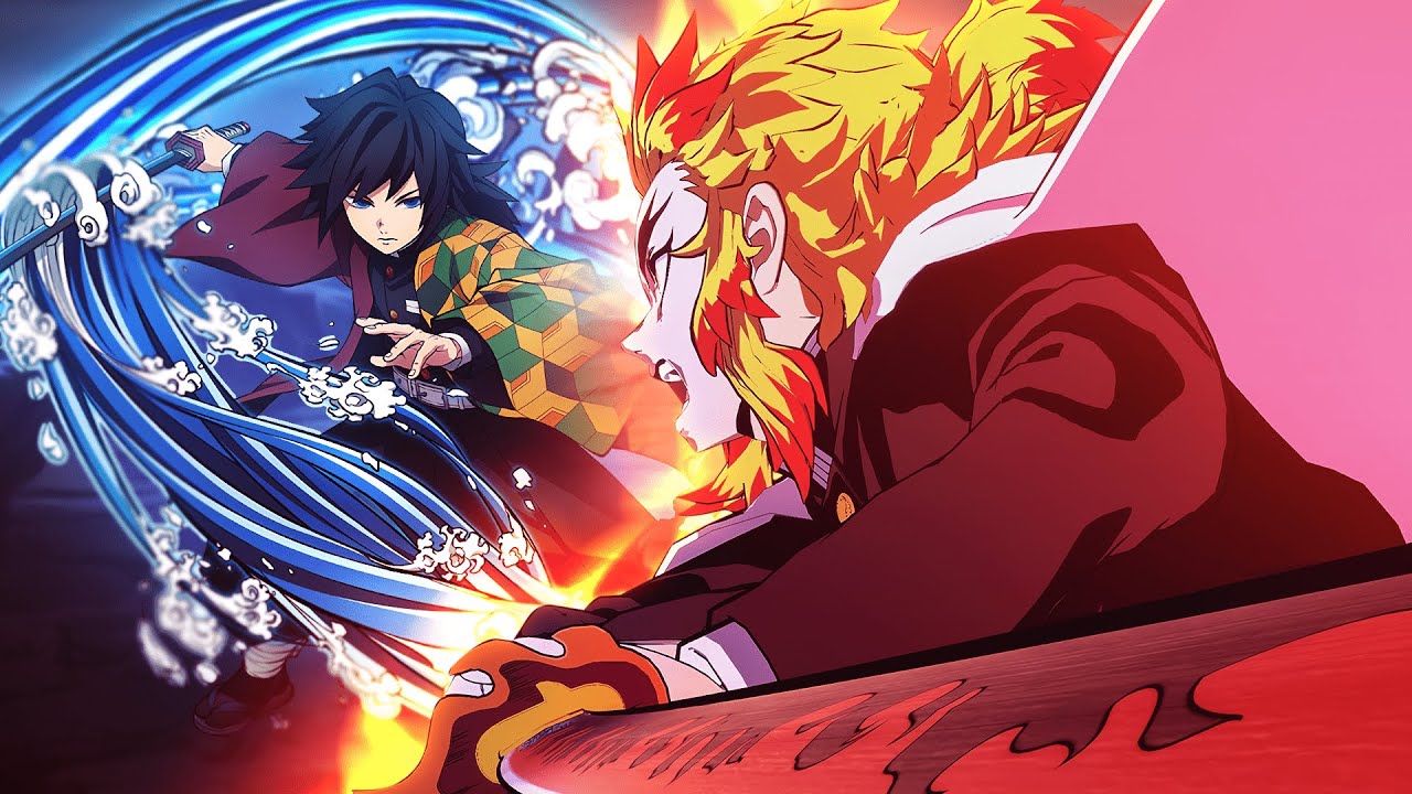 When the Water Hashira Meets the Flame Hashira in Demon Slayer.. - YouTube