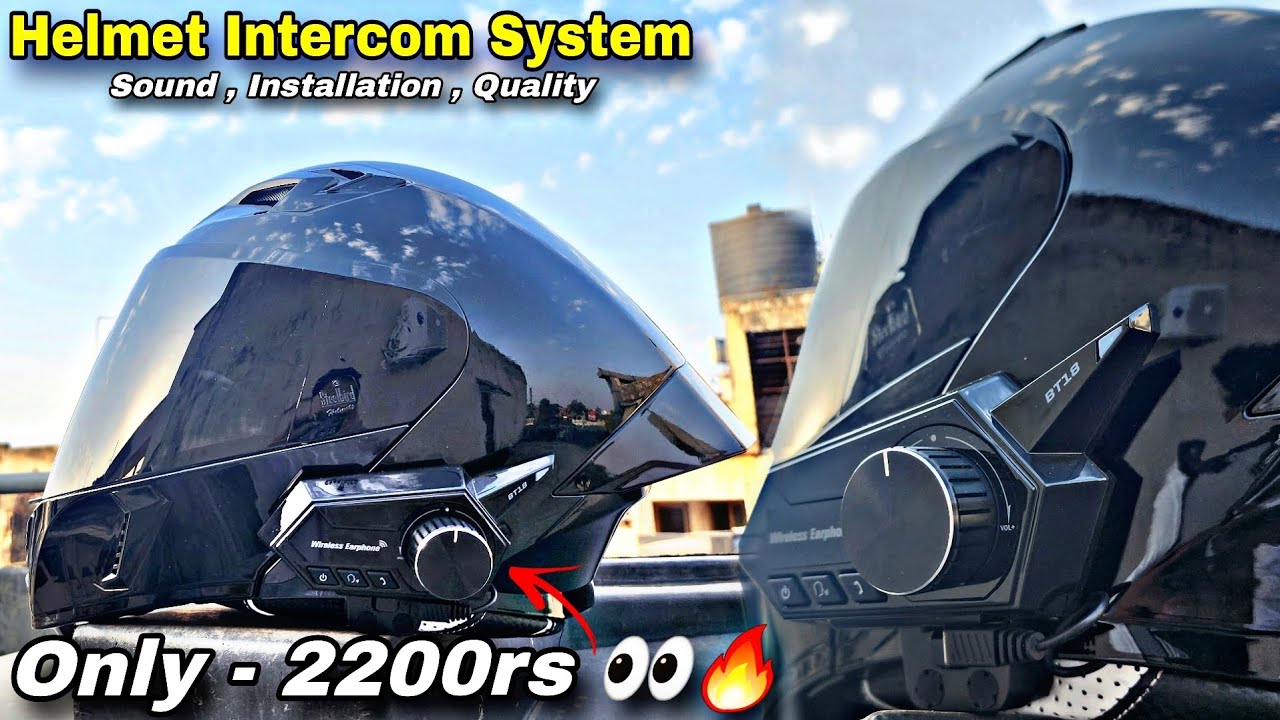 Budget Bluetooth Intercom System for Helmet 👀🔥 | Next level Sound ...