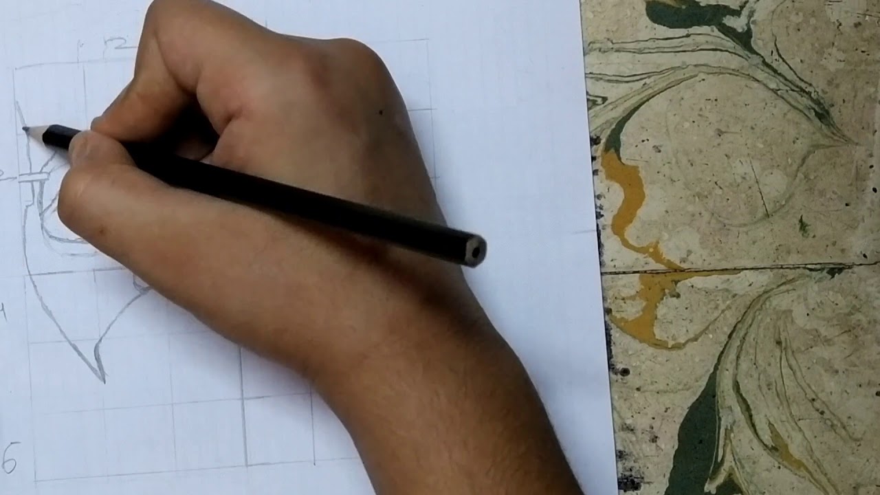 Simple Drawing Sketch Of PM Narendra Modi Face Outline Tutorial - YouTube