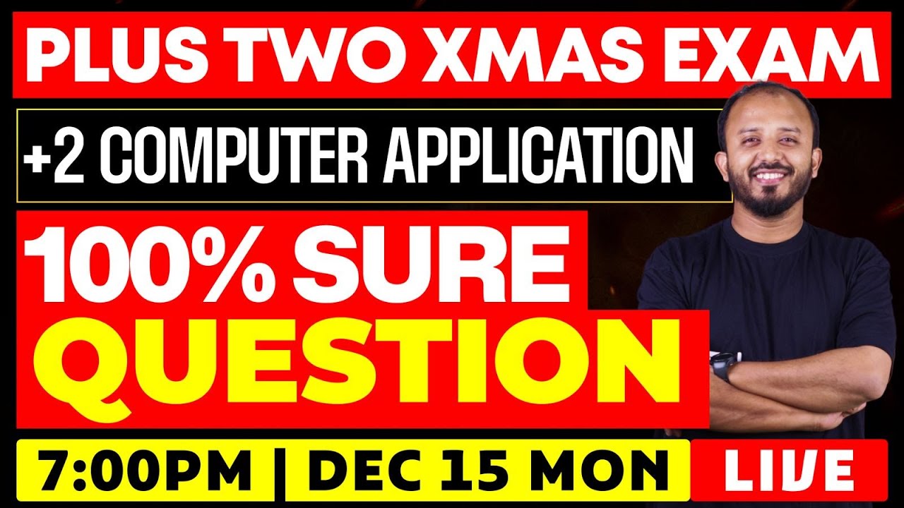Plus two Commerce |Computer application | Sure questions|Eduport plus ...