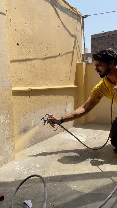 Camel weather cover🫢🥰 Airless Spray #airlesspainting #shorts - YouTube