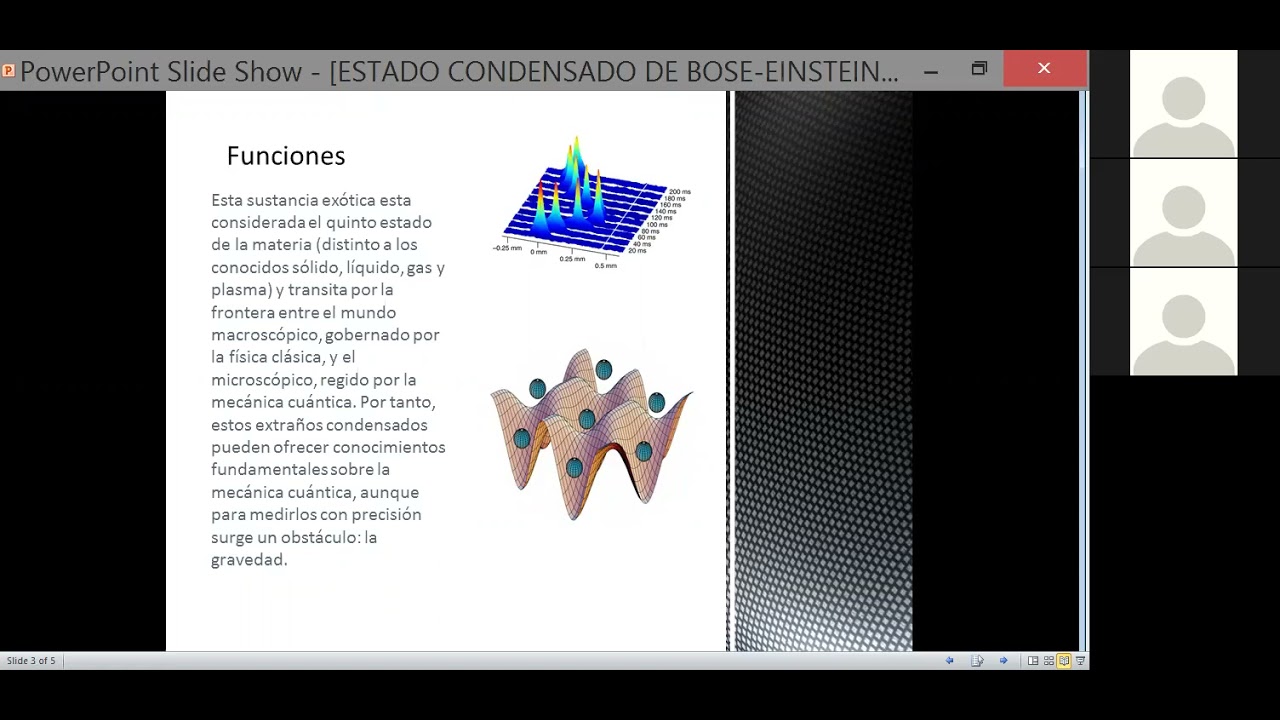Estado Condensado de Bose Einstein 9A - YouTube