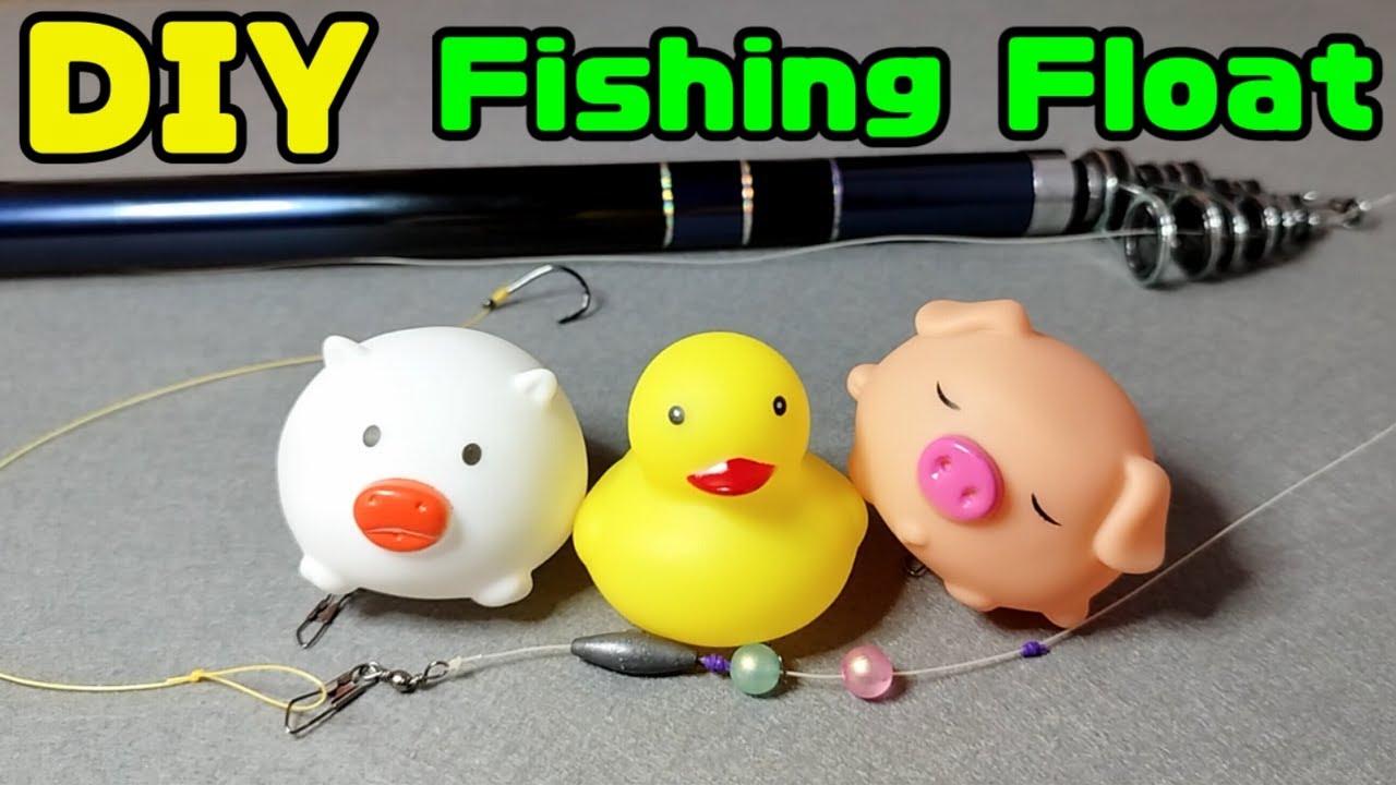 How to make cute fishing float in less than 3 minutes. Fishing DIY ...