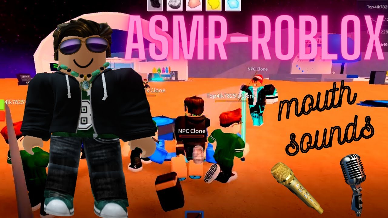 ASMR Roblox| mouth sounds| Clone Tycoon - YouTube