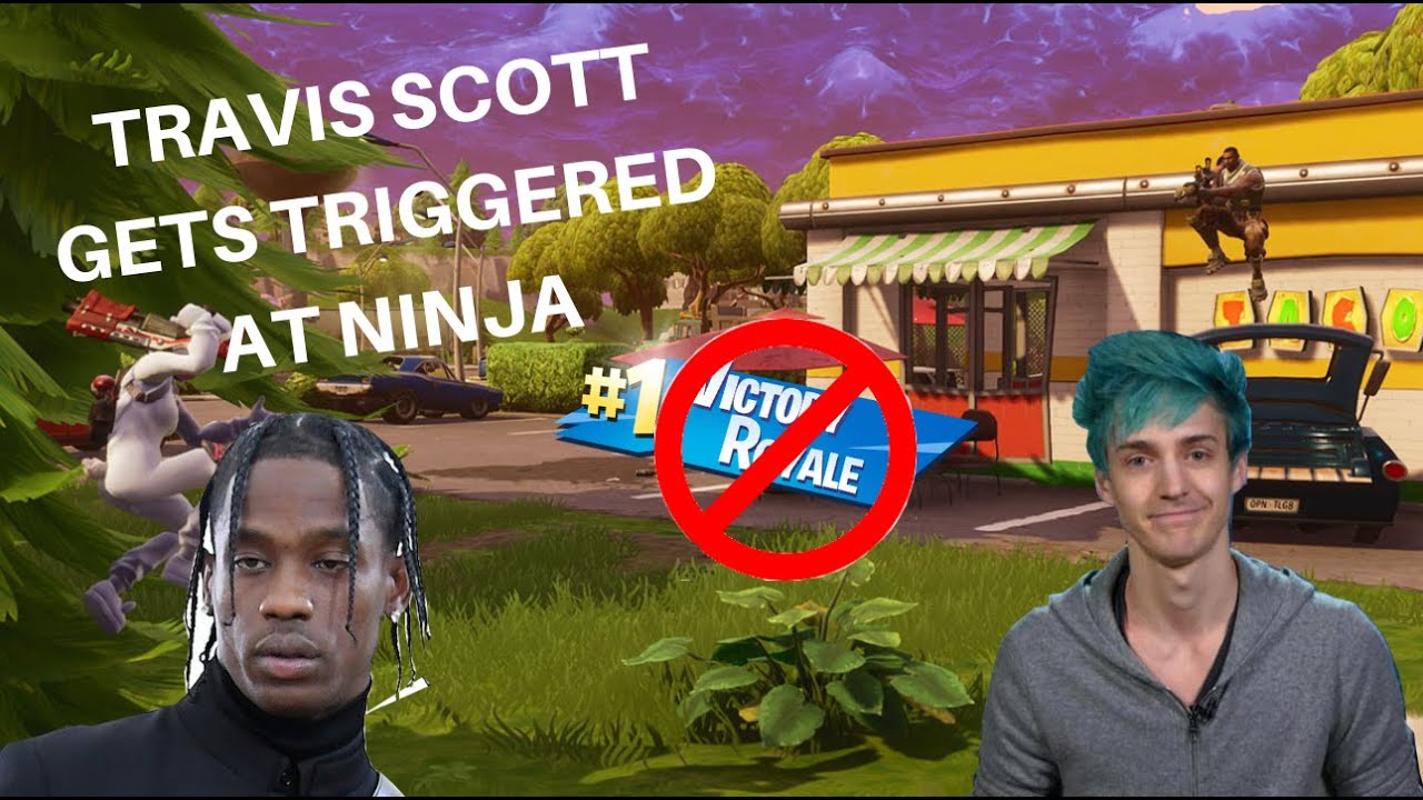 TRAVIS SCOTT RAGES AT NINJA BECAUSE OF THIS... - YouTube