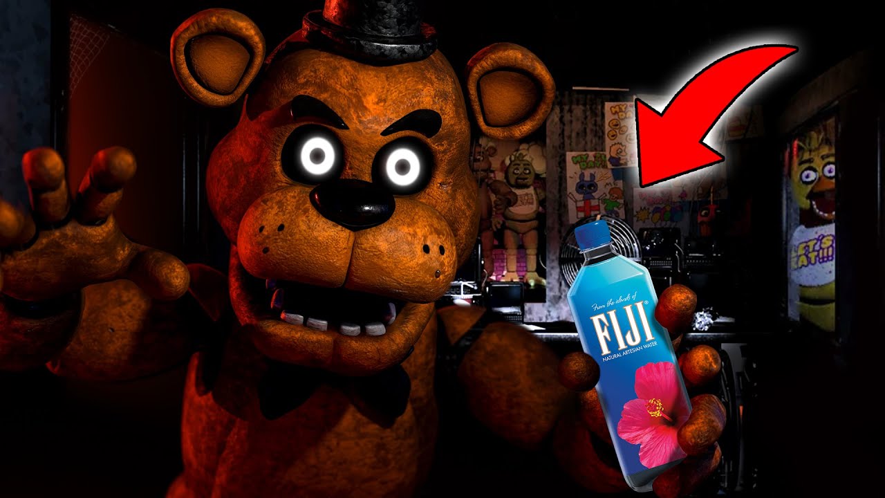 Five Nights at Freddy's but EVERY SCREAM = 1 Water Bottle - YouTube