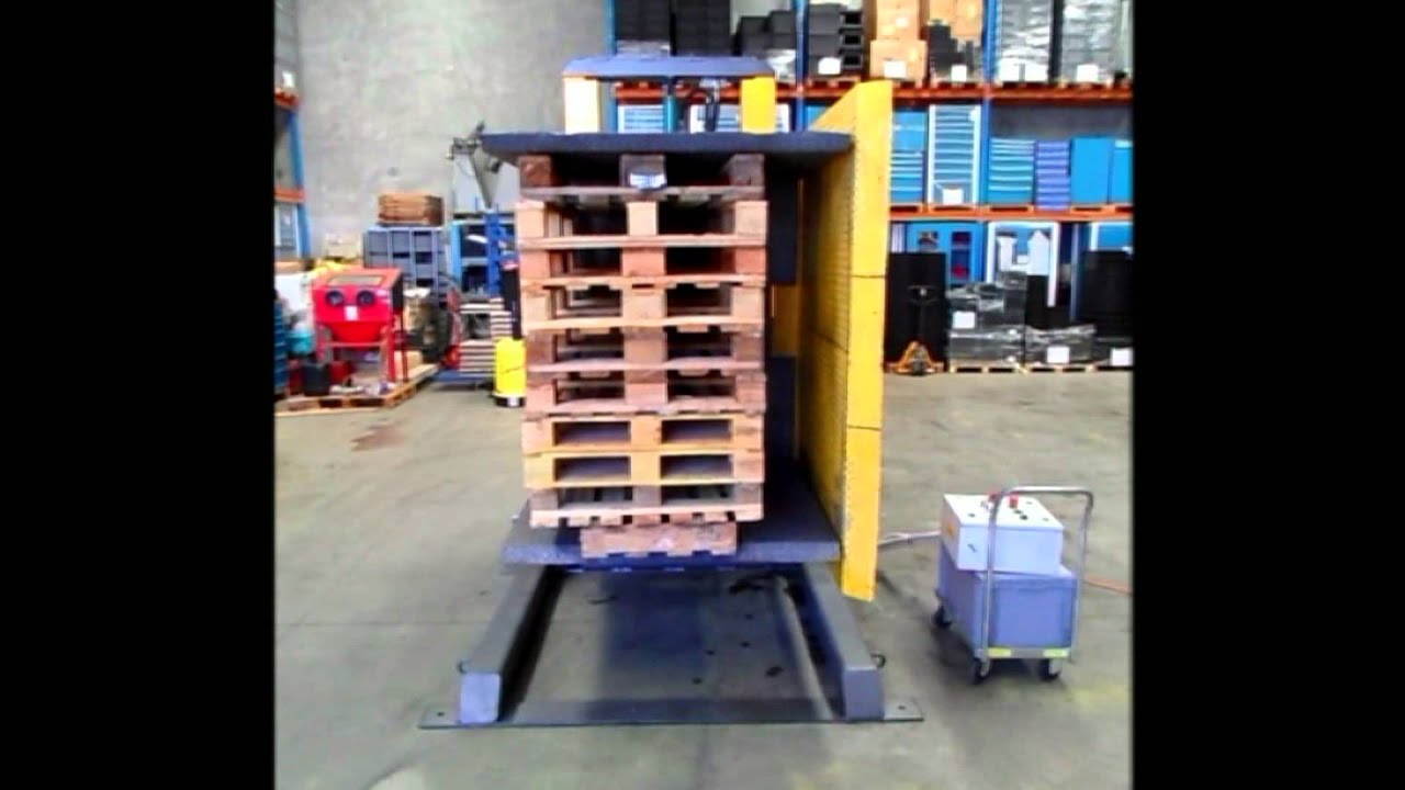 For Sale :Dual Clamp Free standing Pallet Inverter - YouTube