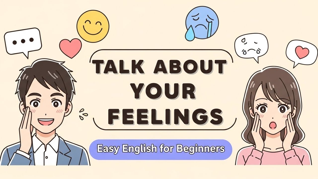 Let’s Talk About Your Feelings in Easy English- Beginner English - YouTube