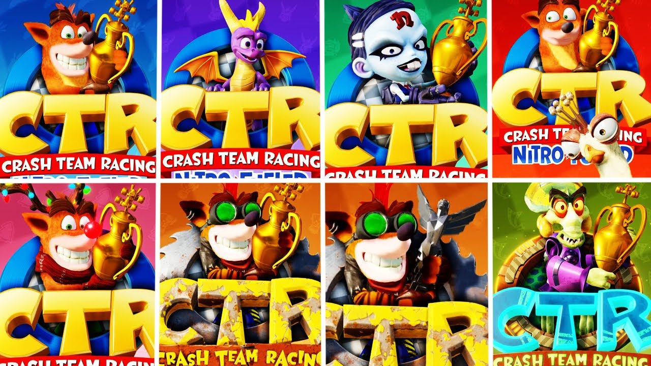 Crash Team Racing Nitro-Fueled - Intro Comparison + All Grand Prix ...