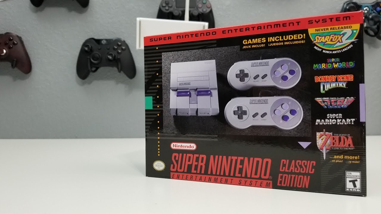 Super Nintendo Classic Edition Unboxing - SNES CLASSIC - YouTube