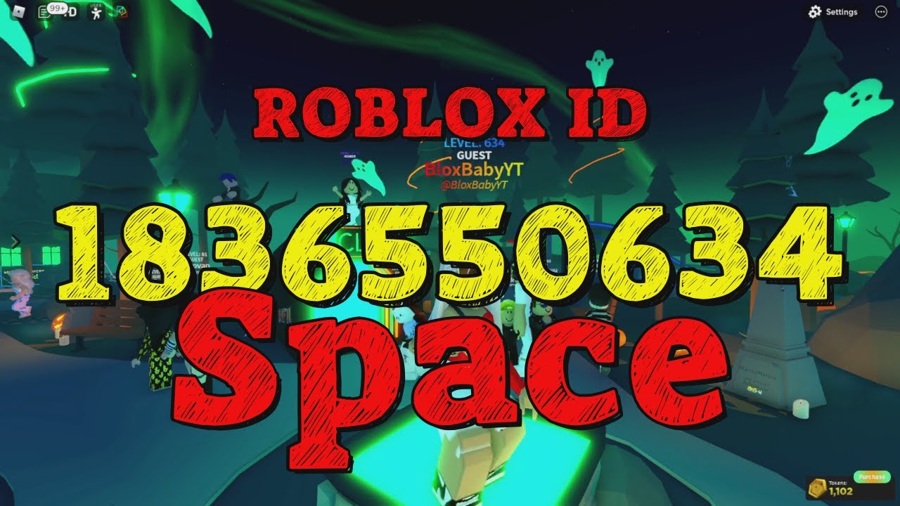 SPACE Roblox Song Codes - YouTube