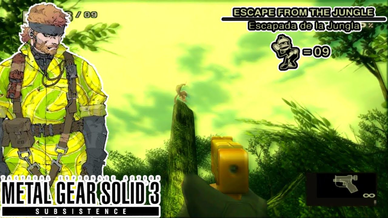 Escape from the Jungle [Snake Vs Monkey] Metal Gear Solid 3 ...