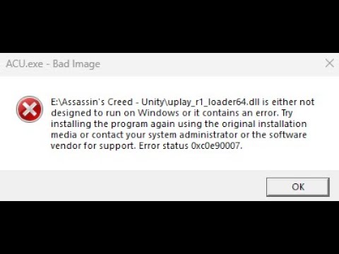 ACU.exe Bad image | Bad image windows 11 & 10 fixed | assassin's creed ...
