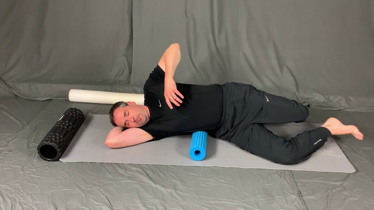 Sidelying full Body Myofascial Stretch - YouTube