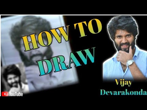 VIJAY DEVARAKONDA //Arjun Reddy //portrait drawing of Vijay Devarakonda ...