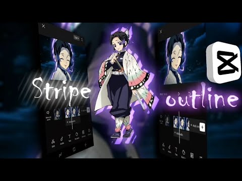 Tutorial Outline stripes Like Script || Capcut AMV TUTORIAL - YouTube