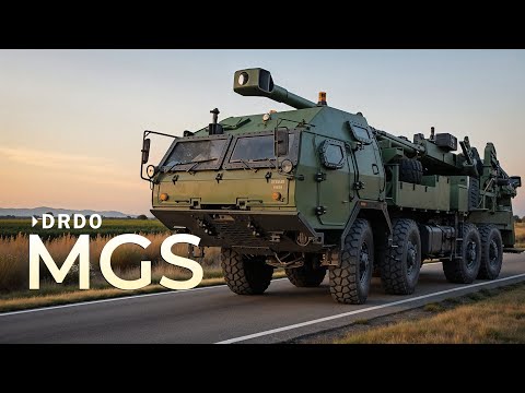 DRDO Mounted Gun System (MGS) in action