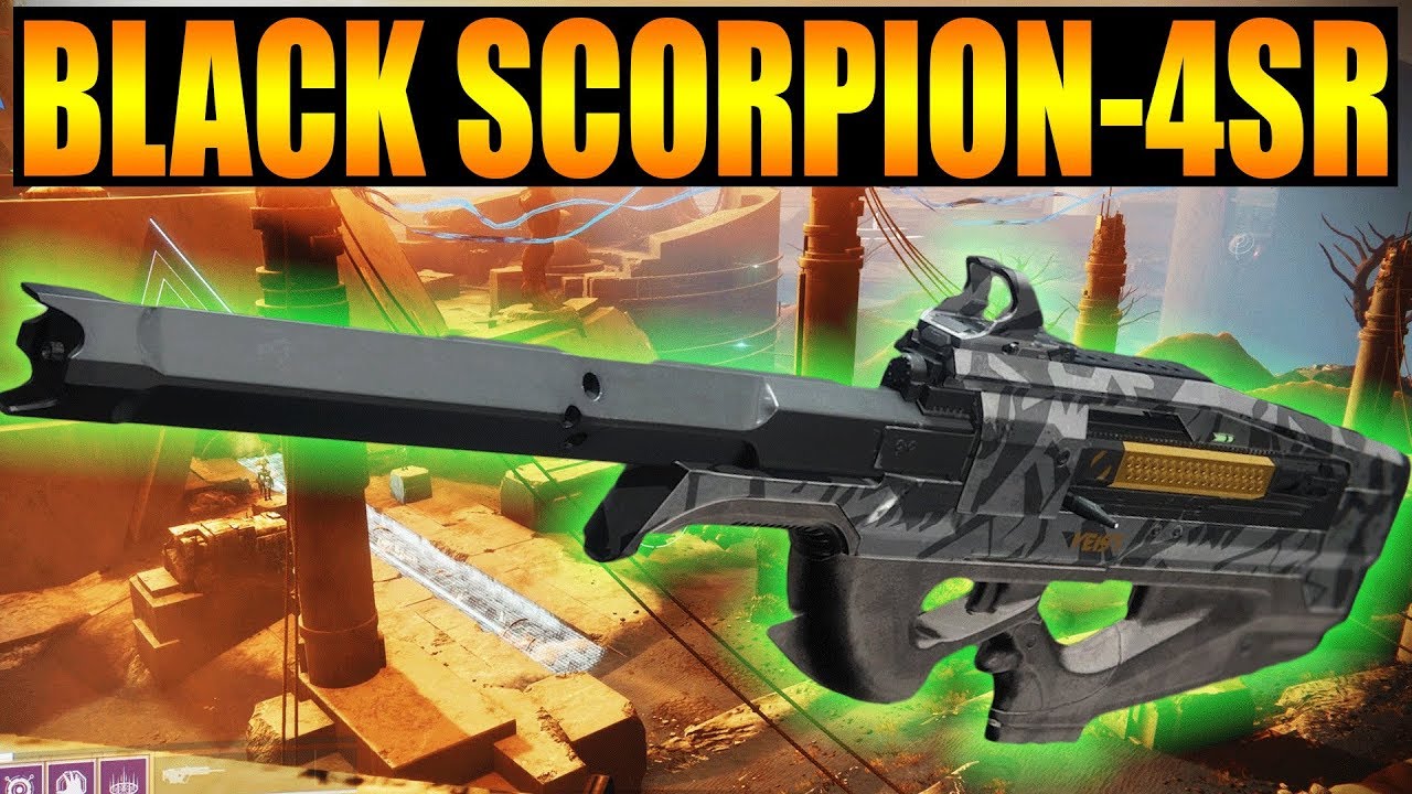 Destiny 2 | Black Scorpion-4SR Veist Scout Rifle PvP Gameplay Review ...