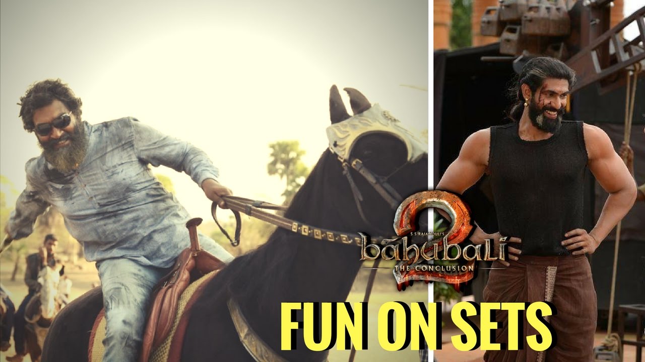 Baahubali 2 The Conclusion Fun on Sets | Behind the Scenes | On The ...