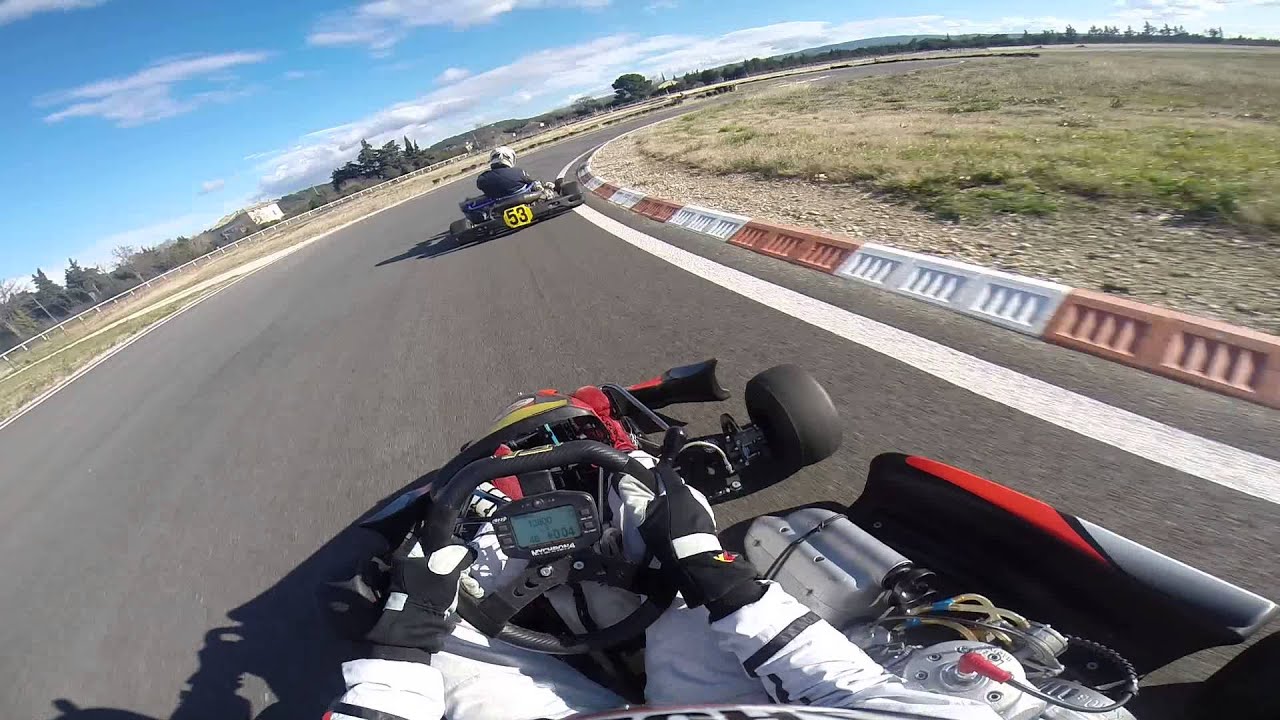 karting carpentras kz125 entrainement 01/02/15 - YouTube
