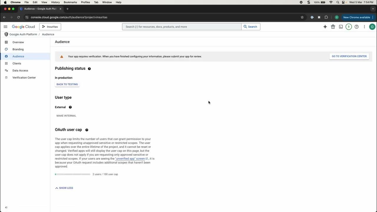 Google Analytics Verification request for sensitive scope - YouTube
